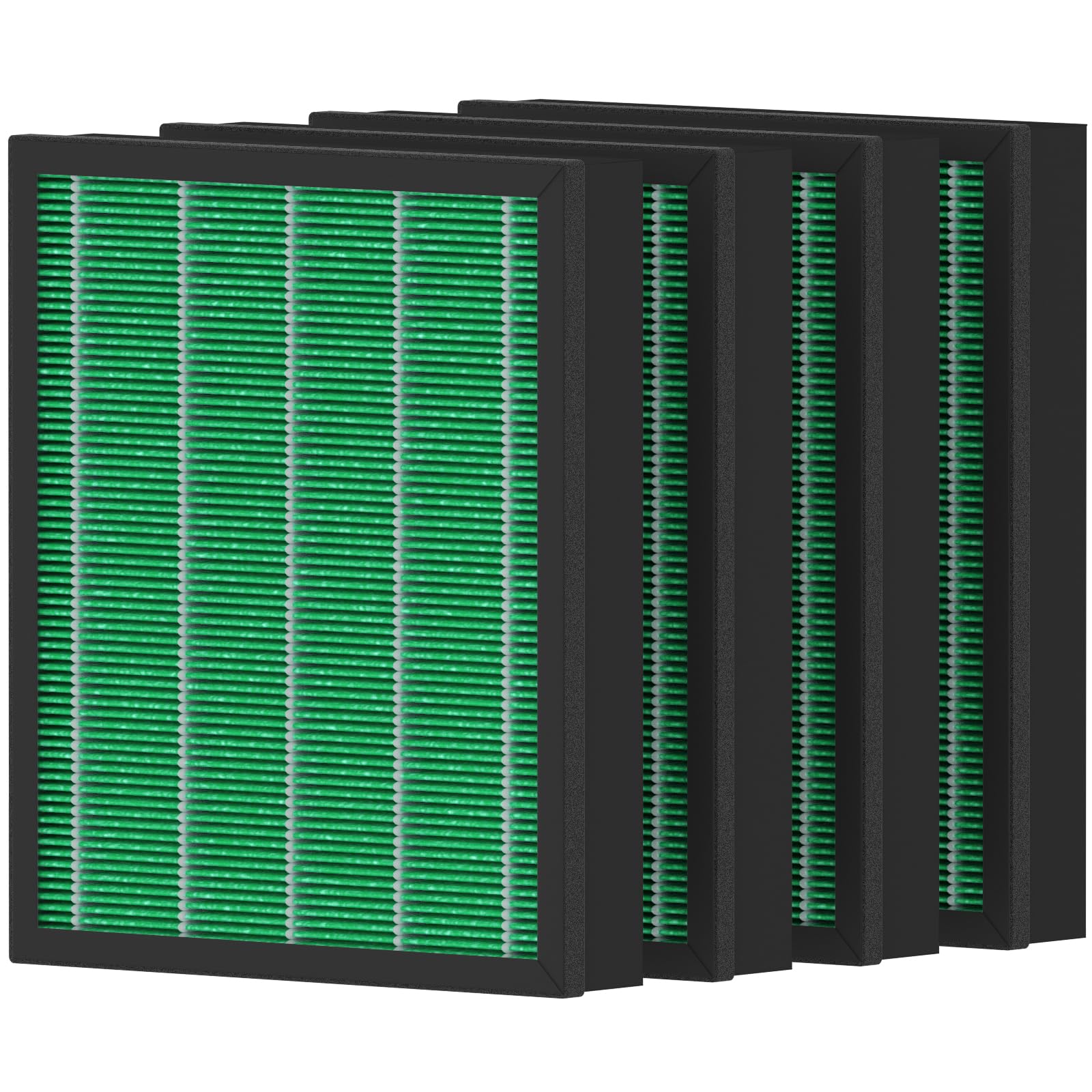 Air Filter for Coway Airmega 300 Filter Replacement (4 Pack), Compatible with Coway Airmega Max2 300/ 300s Smart Purifier, Part # 3111635.