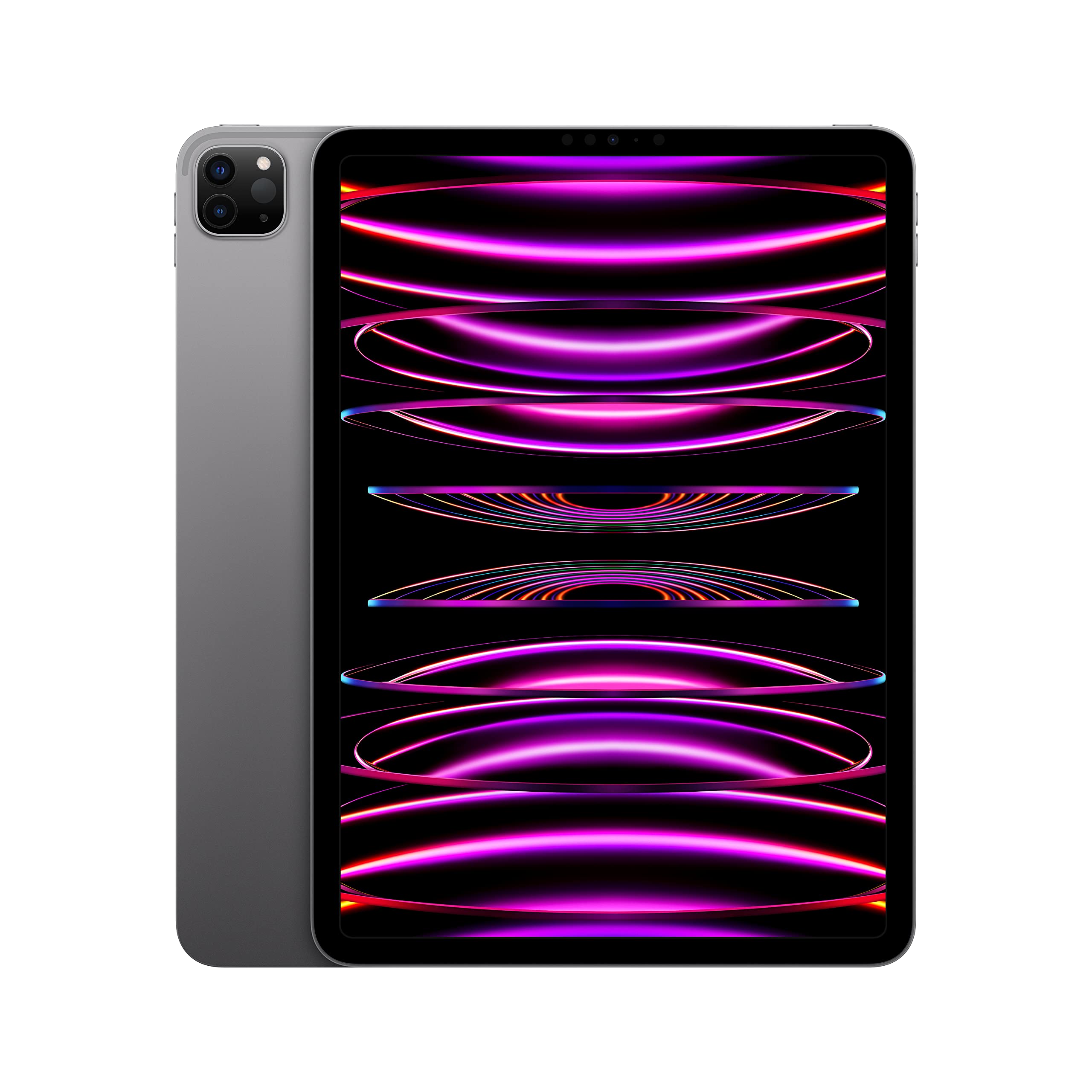 Apple iPad Pro 11-inch (4th generation): with M2 chip, Liquid Retina display, 256GB, Wi-Fi 6E, 12MP front/12MP and 10MP back cameras, Face ID, all-day battery life β Silver