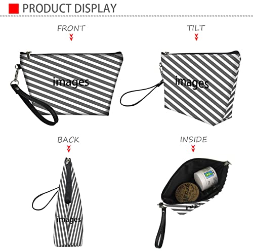 twevosrd Portable Makeup Bags,Large Cosmetic Bag Zipper Toiletry Bag Paraphernalia Gift for Women&Girls