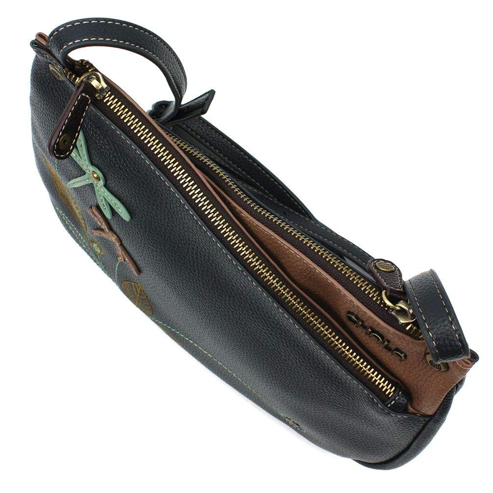 Chala Handbags Dragonfly Criss Cross Crossbody Handbag Purse