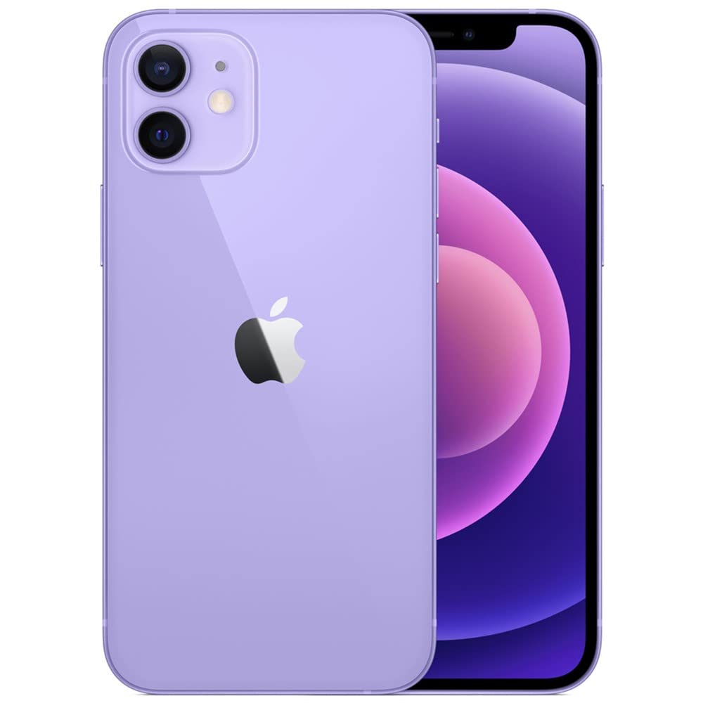 Apple iPhone 12, 64GB, Purple - Unlocked (Renewed Premium)