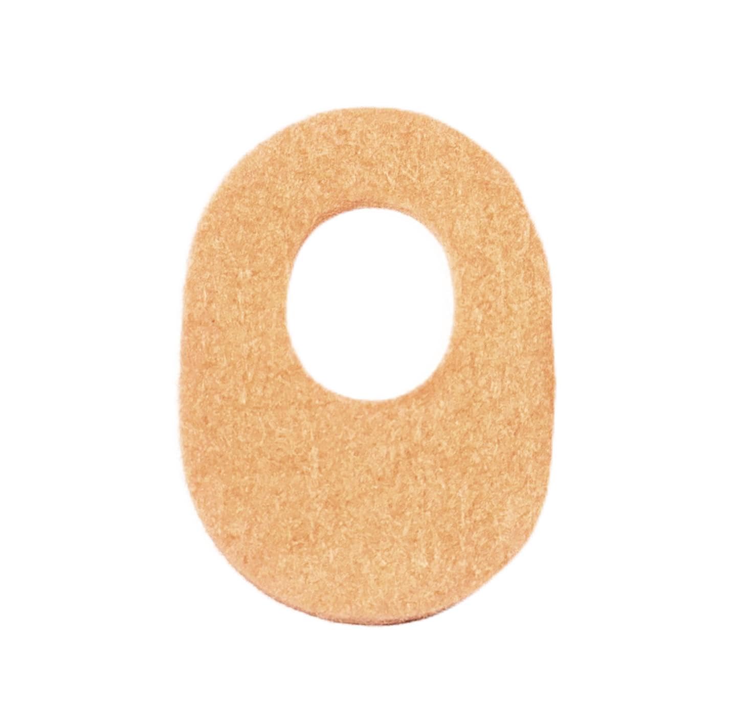 Aetna Foot Products Flesh Felt Bunion Shields, (40 Pack) ⅛ in. Adhesive Oval Cushions, Medical Bandage for Foot Pain Relief, Bunions, Callus and Corns