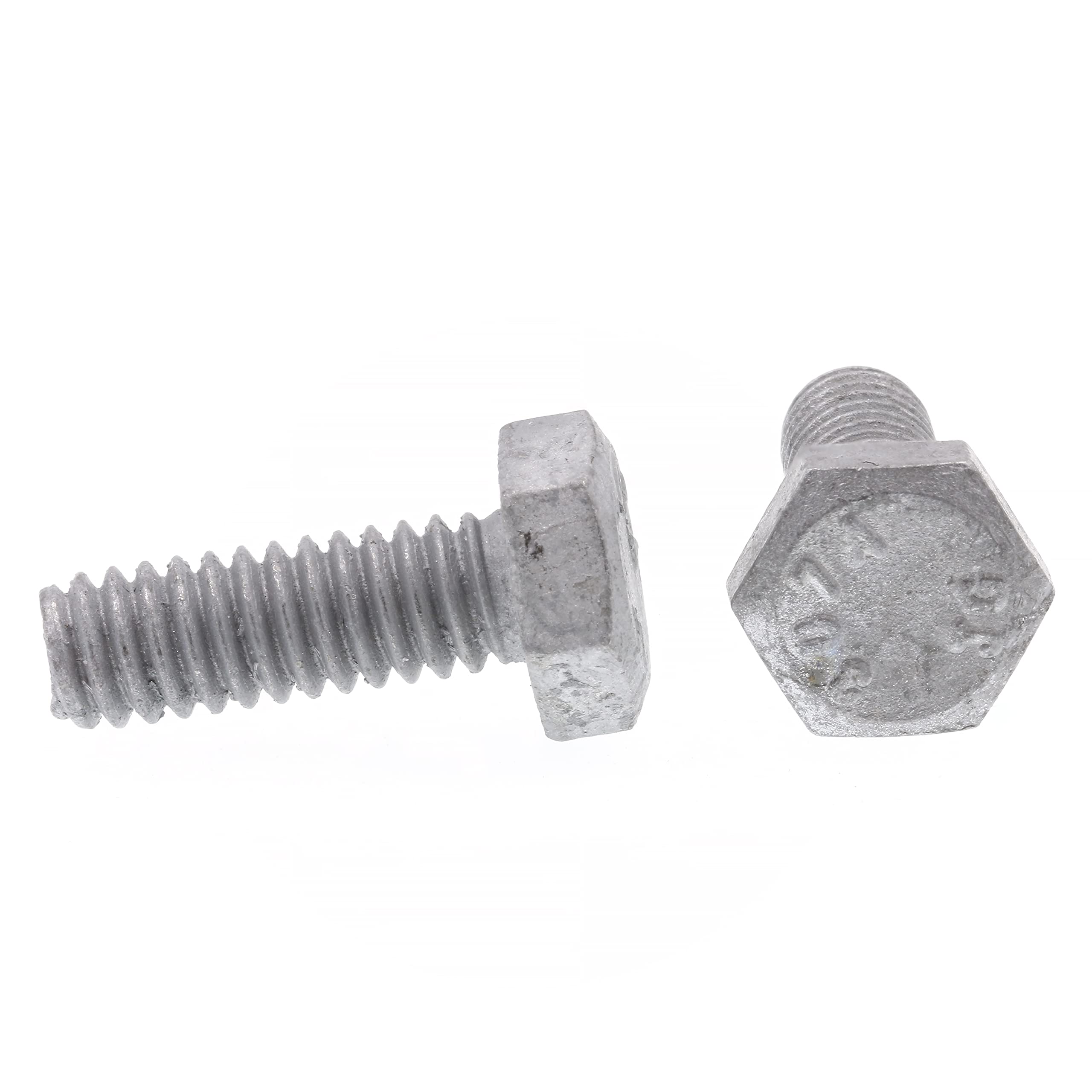 Prime-Line 9058263 Hex Bolts, 1/4 In.-20 X 3/4 In., A307 Grade A Hot Dip Galvanized Steel (100 Pack)