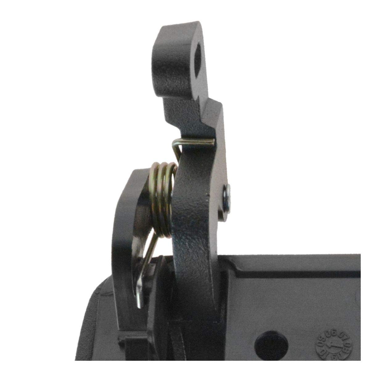 AM Autoparts Metal Door Handle Exterior Outside Black L Driver or R Passenger for Ford Mazda