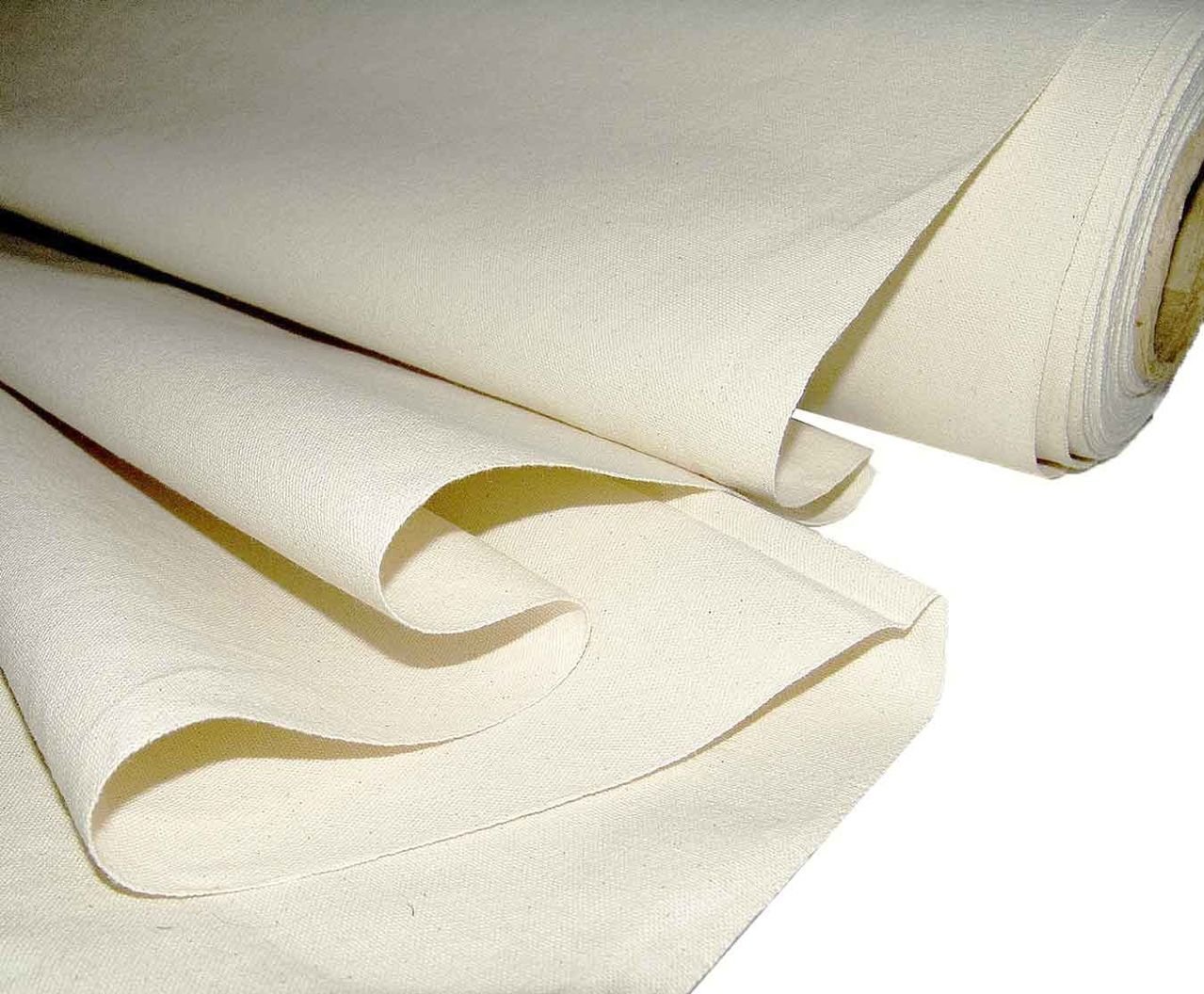 AK TRADING CO. | Premium 10oz Natural Cotton Duck Canvas Fabric | Heavyweight | 63'' Wide | Arts & Crafts, Upholstery, Home Projects - 1 Yard