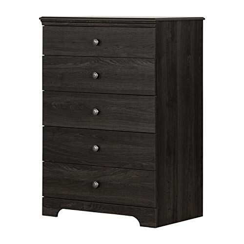 South Shore Zach 5-Drawer Chest-Gray Oak