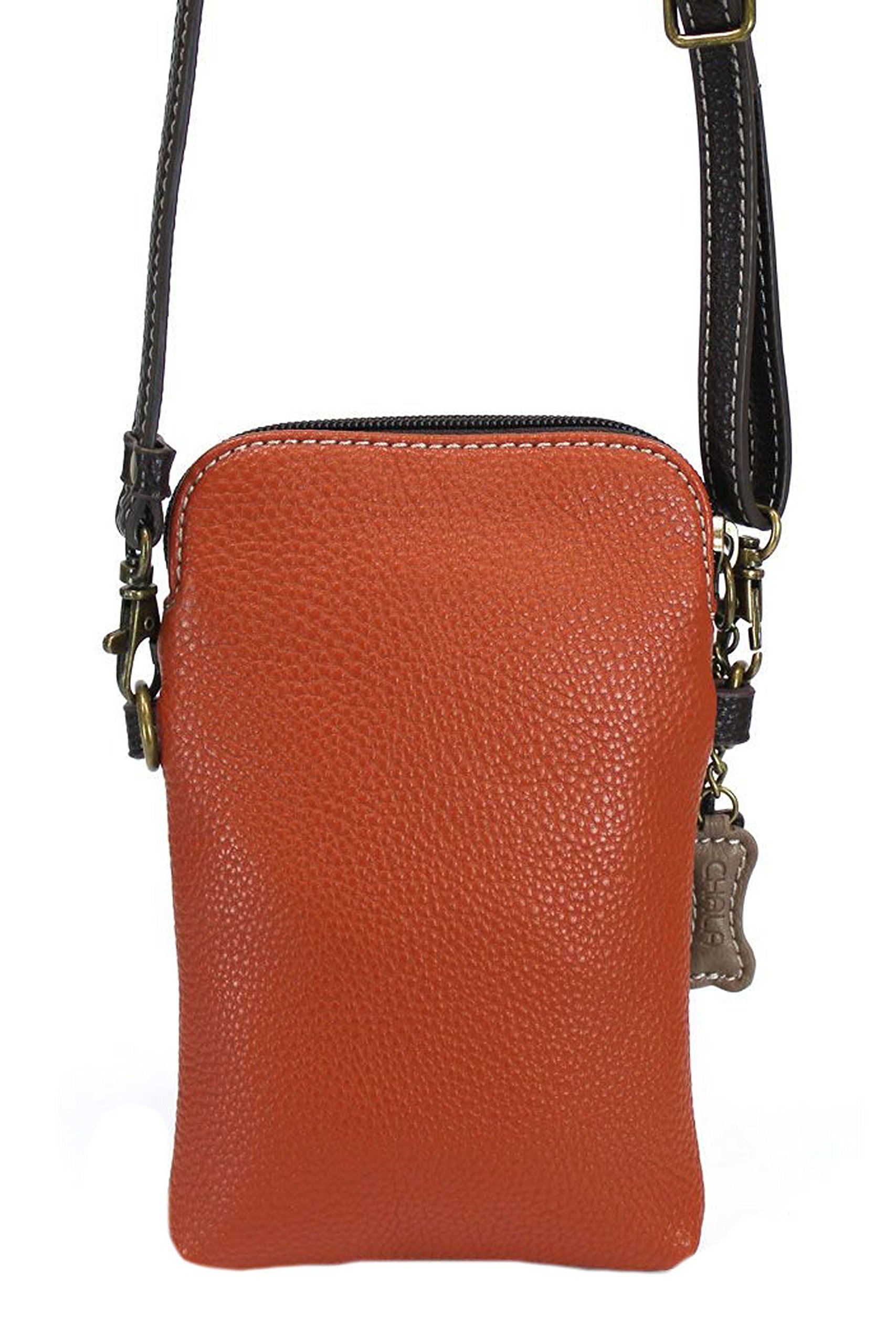 Chala Pug Cellphone Crossbody Handbag - Convertible Strap Pug Mom