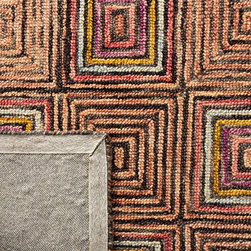 SAFAVIEH Aspen Collection 6' x 9' Pink / Blue APN285U Handmade Boho Wool Area Rug