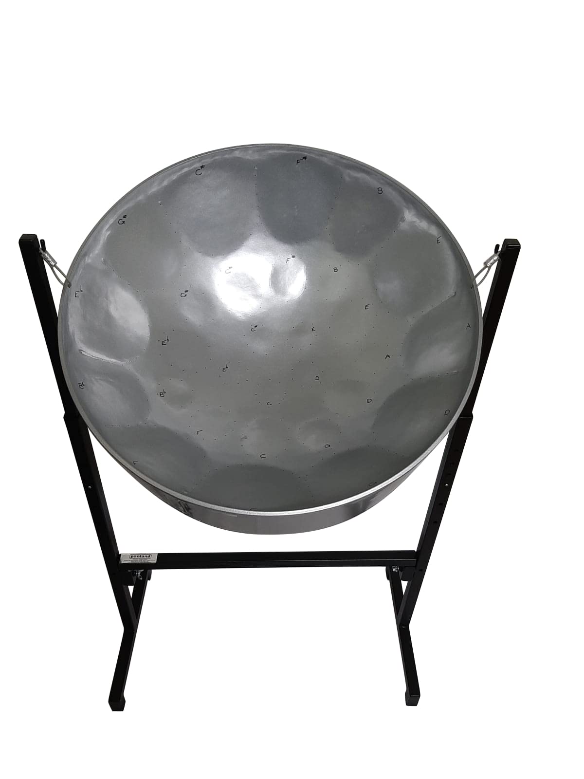 LOW TENOR (SOPRANO, LEAD) STEELPAN (STEEL DRUM) WITH PROTECTIVE CARRYING CASE