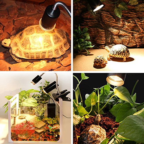 OMAYKEY 3-Pack 75W UVA + UVB Full Spectrum Sun Lamp Sunbathe Heat Lamp/Bulb/Light for Lizard Reptiles and Amphibians