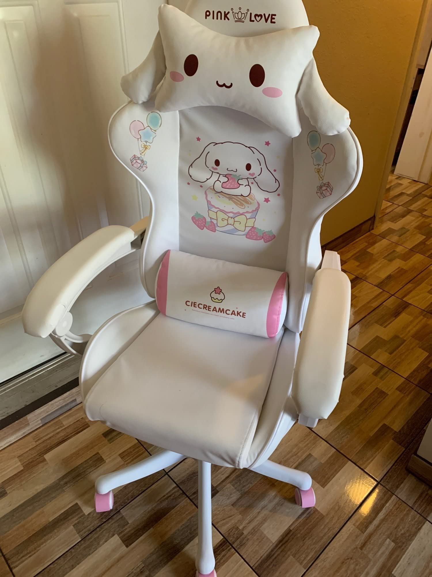 Gaming Chair Girls Cute Computer Armchair Office Home Lifting Adjustable Chair