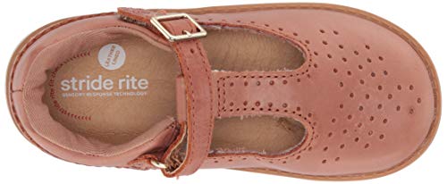 Stride Rite Girls SRT Nell Mary Jane Flat, Sierra, 7 Toddler