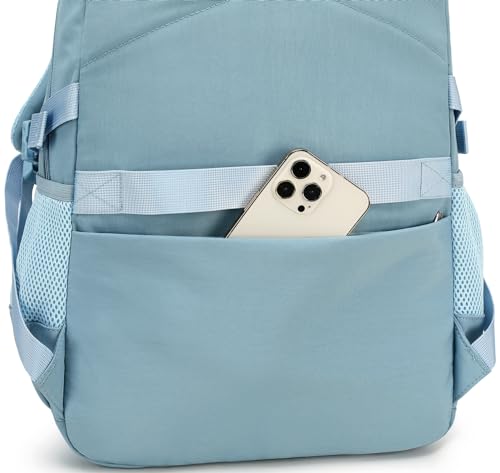 CAMTOP Laptop Backpack 15.6 Inch College Middle School BookBag Travel Backpacks Casual Daypacks (17 Inch, Blue)