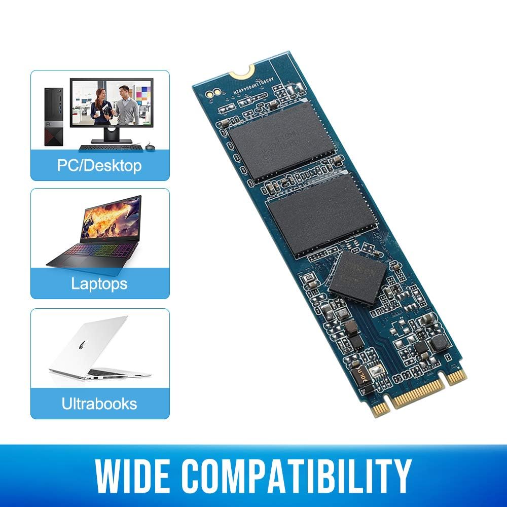 THU Internal SSD, 128GB NAND M.2 2280 SATA NGFF, Gen 3 x 4 Internal Solid State Drive R/W 300/350MB/s SSD (128 GB)