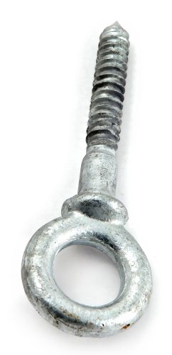 Forney 61369 Screw Eye Bolt Shoulder, Hot Dipped Galvanized, 1/2-Inch-by-3-1/4-Inch Overall Length