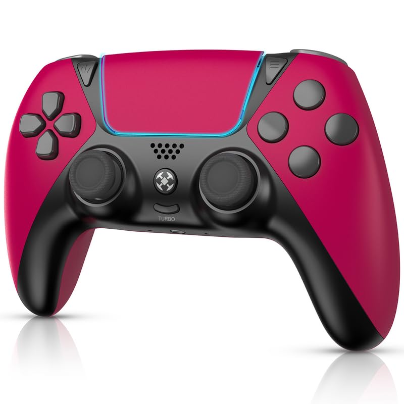 AUGEX Wireless Controller, Game Pad for PS 4 Slim with Enhanced Dual Vibration/Analog Sticks/6-Axis Motion Sensor, Compatible with PC/Windows 7/8/10/11