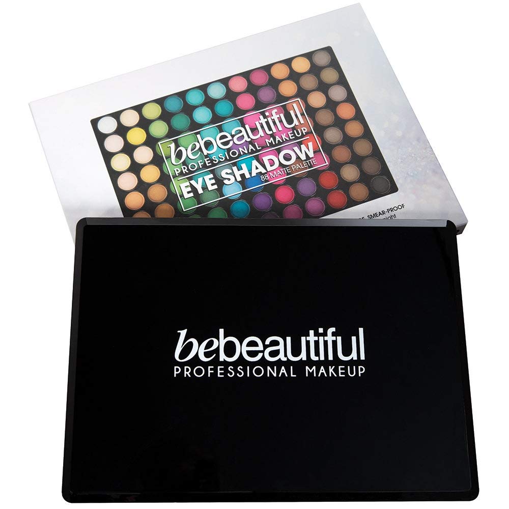ForPro Professional Collection Bebeautiful Professional Makeup Eyeshadow with Applicators, 88-Color Palette, Warm