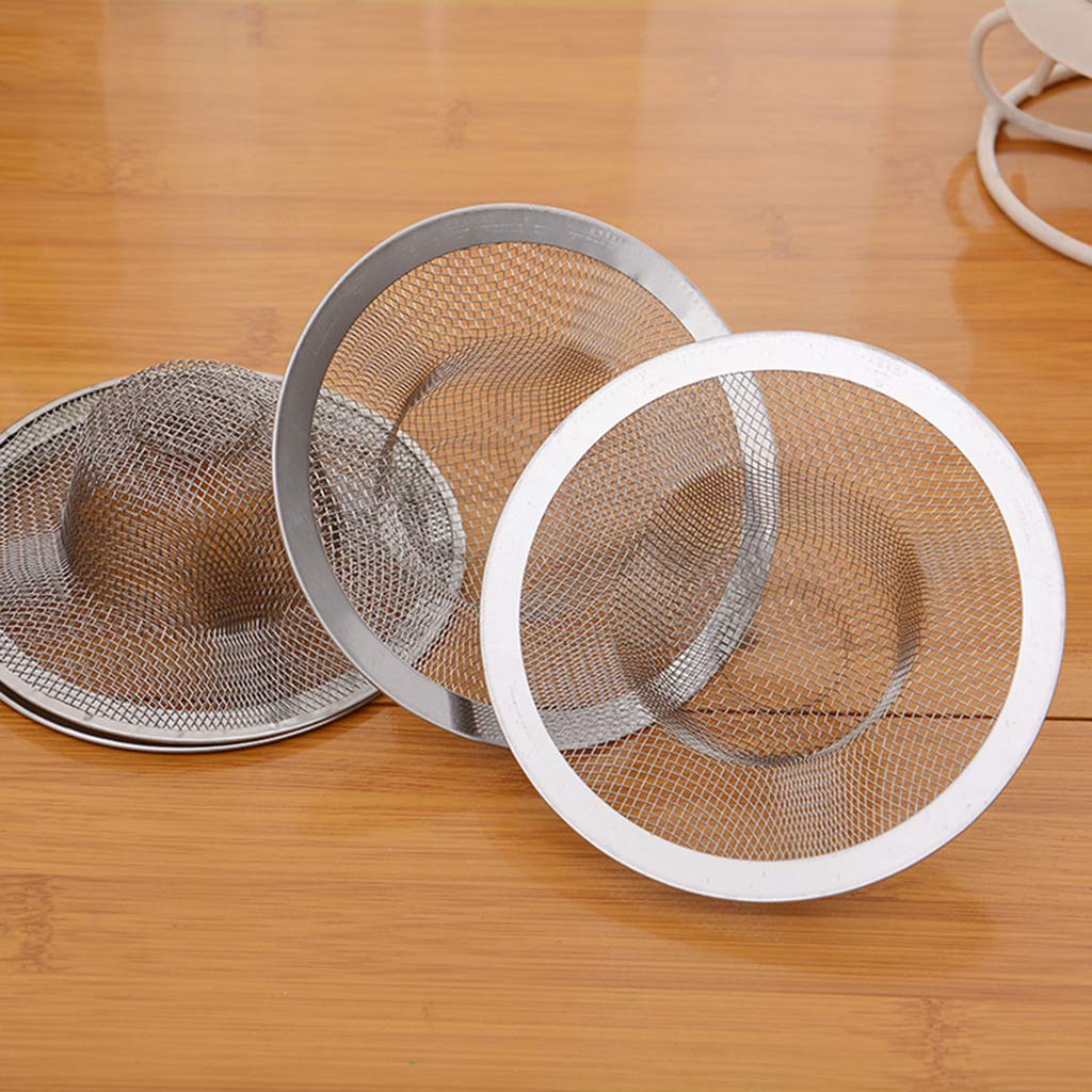 BaoFufc Stainless Steel Kitchen Sink Strainer Hair Catcher Stopper Bathroom Bathtub Show Kitchen Sink Strainer