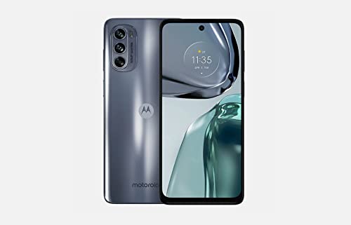 Motorola Moto G62 Dual-SIM 128GB ROM + 4GB RAM (GSM Only | No CDMA) Factory Unlocked 5G Smartphone (Midnight Gray) - International Version