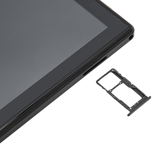 Airshi 10.1 Inch Tablet, 8GB RAM 128GB ROM 5G WiFi Octa CPU 4G LTE Tablet PC 13MP Rear Camera for Business for Work (Black)