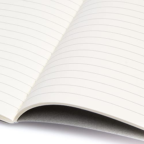 Simply Genius A5 Notebooks for Work, Travel, Business, School & More - College Ruled Notebook - Softcover Journals for Women & Men - Lined Note Books with 92 pages, 5.5" x 8.3" (Gray, 30 pack)