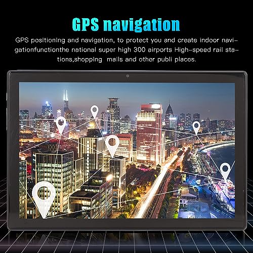 Airshi 10.1 Inch Tablet 100โ240V Front 12MP Rear 24MP 8 Core CPU 4G Gaming Tablet (US Plug)