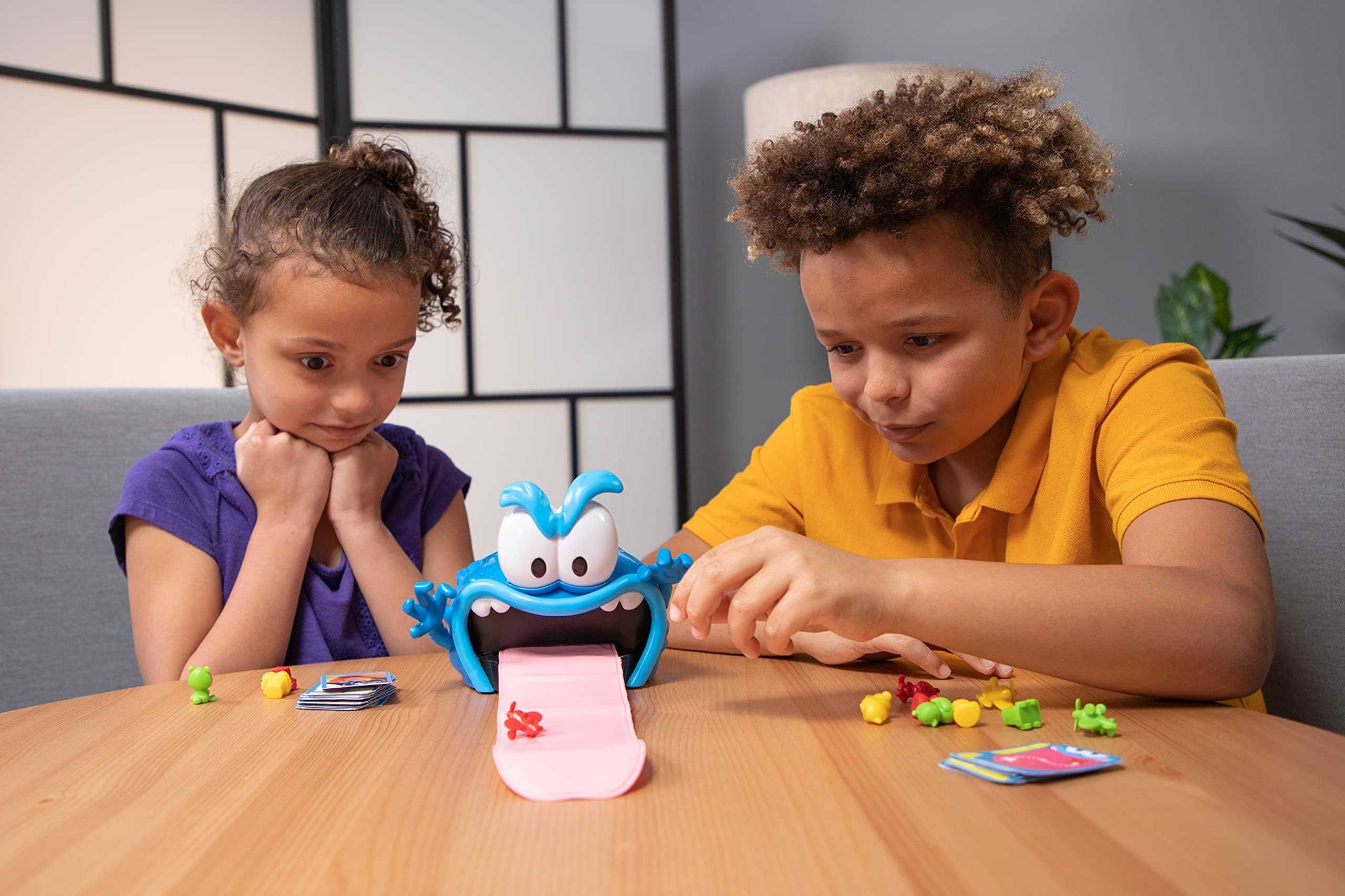 Gobble Monster Game - Save Your Toys from The Monster's Tongue Before It's Too Late by Goliath,Multicolor