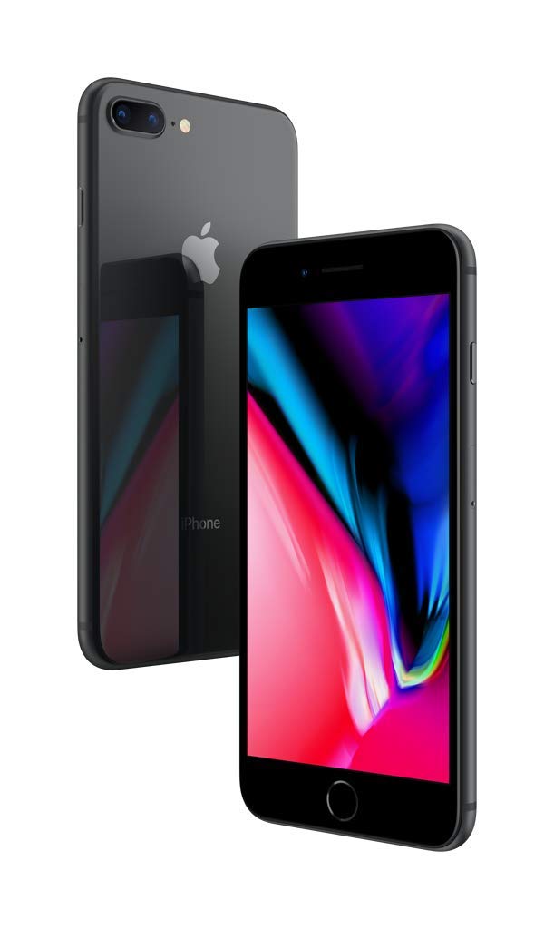 Apple iPhone 8 Plus (128GB, Space Gray) [Locked] + Carrier Subscription