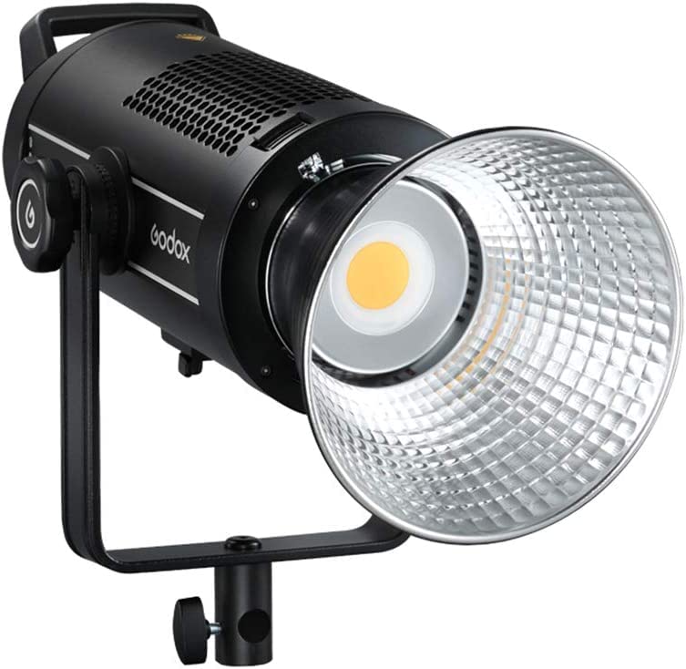 GODOX SL200WII, SL200W II 200W Bowens Mount Daylight Balanced Led Video Light, 74000lux@1m, CRI96+ TLCI97+,8 Pre-Programmed Lighting Effects, Ultra Silent Fan, W/Cleaning Cloth