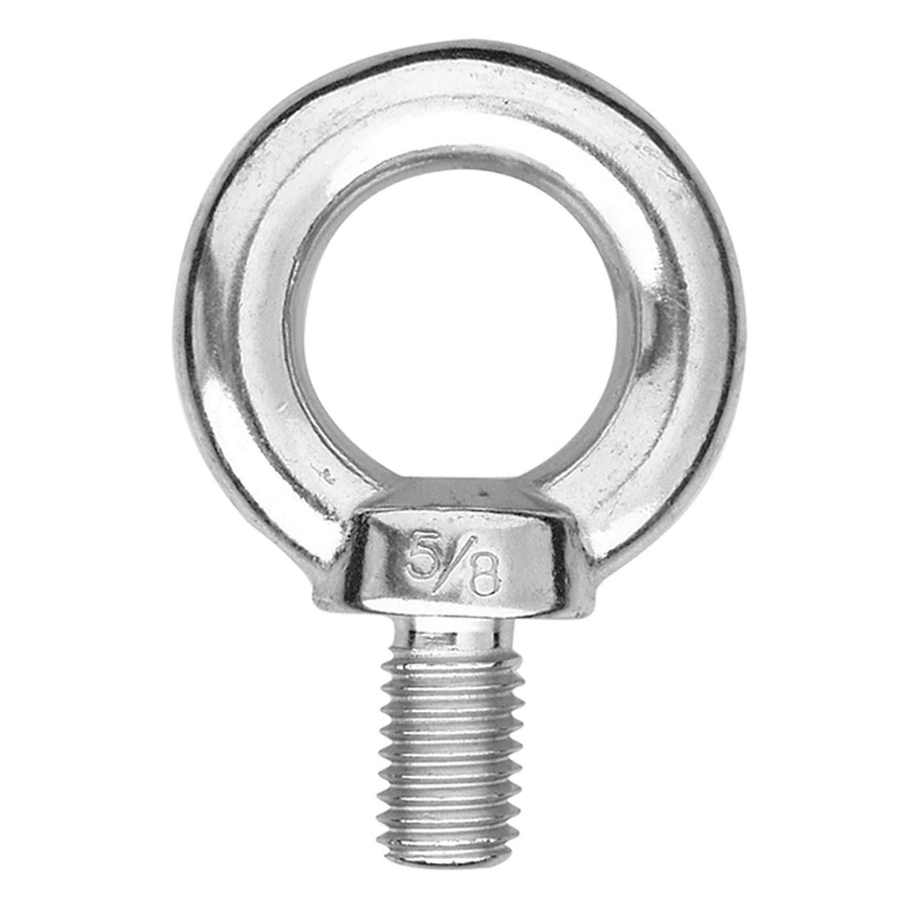 US STAINLESS Stainless Steel 316 5/8" Lifting Eye Bolt 5/8" UNC Marine Grade Pitch of 11