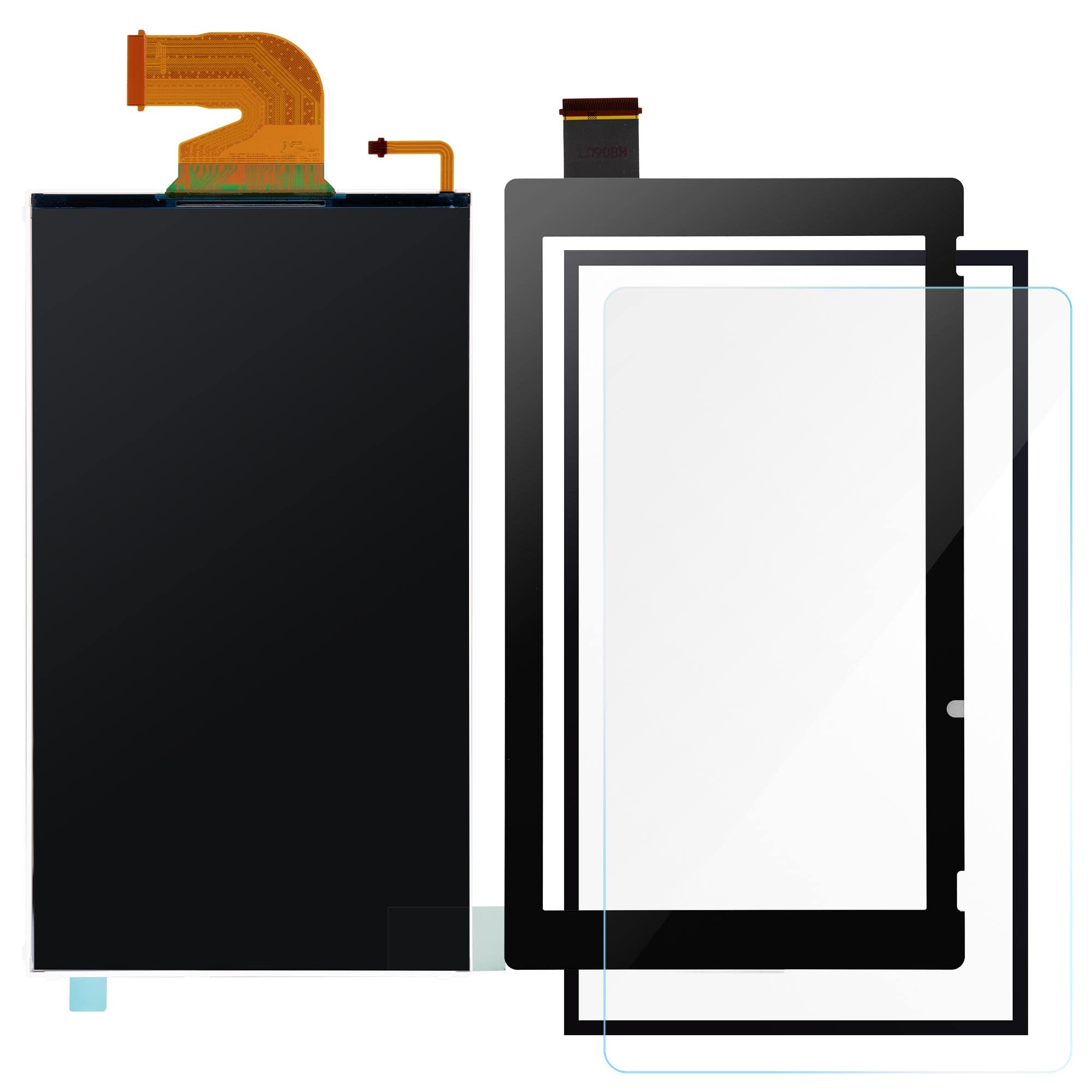 Avericht Replacement LCD Screen and Touch Screen for Nintendo Switch (HAC-001), Included Screen Protector and Adhesive