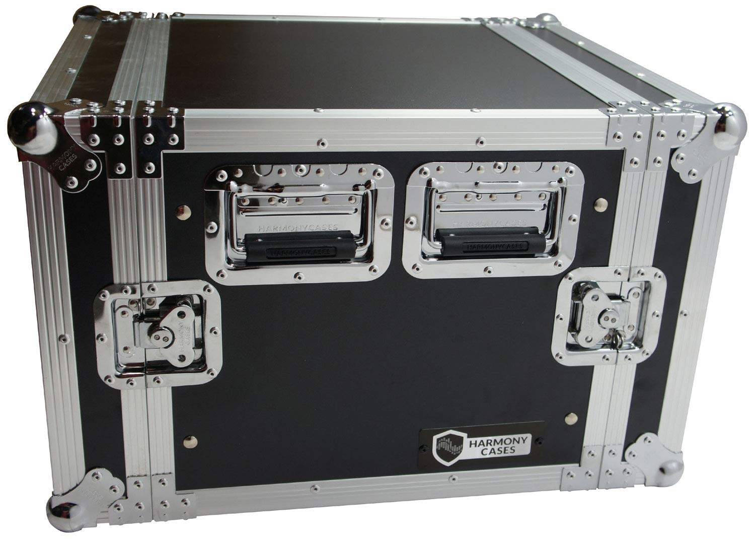 Harmony Audio HC8UAD DJ Flight Amp 8U Rack Space Road Travel Amplifier Case