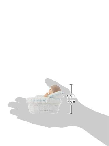 Precious Moments, Baptized In His Name Resin Box With Rosary, For Boy, 153407