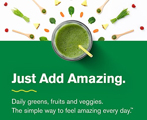 Amazing Grass Greens Blend Antioxidant: Super Greens Powder Smoothie Mix with Organic Spirulina, Beet Root Powder, Elderberry & Probiotics, Sweet Berry, 60 Servings (Packaging May Vary)