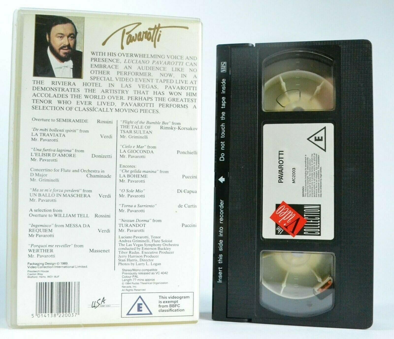 Tibor Rudas Presents Pavarotti an Inspiring 75 Minutes of Classical Music