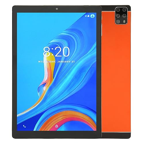 Airshi Full HD Tablet, Dual Speakers 100-240V 6GB 128GB 8800mAh 10.1 Inch Tablet with Headphones for Work (US Plug)