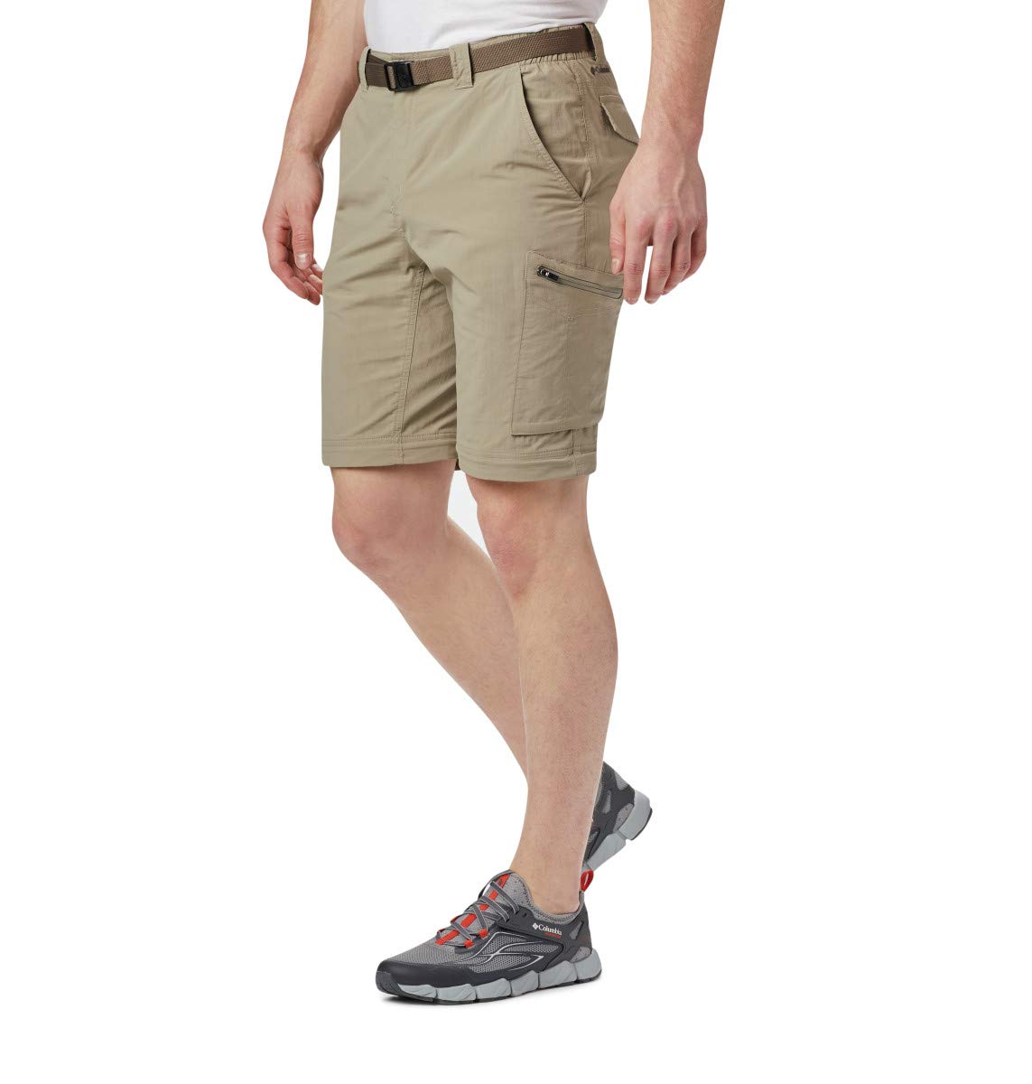 Columbia Mens Ridge Silver Ridge Convertible Pant, Tusk, 34W x 30L US