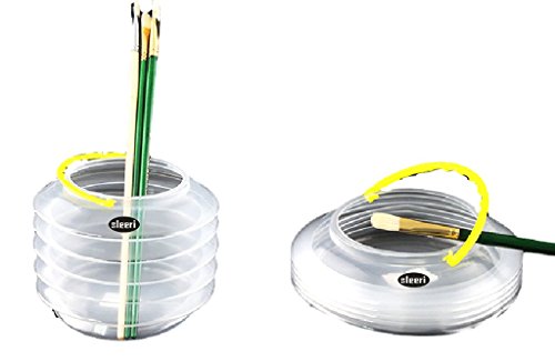 Small Scalable Telescopic Art Plastic Drawing Wash Pen Brush Water Barrel Watercolor Painting Bucket