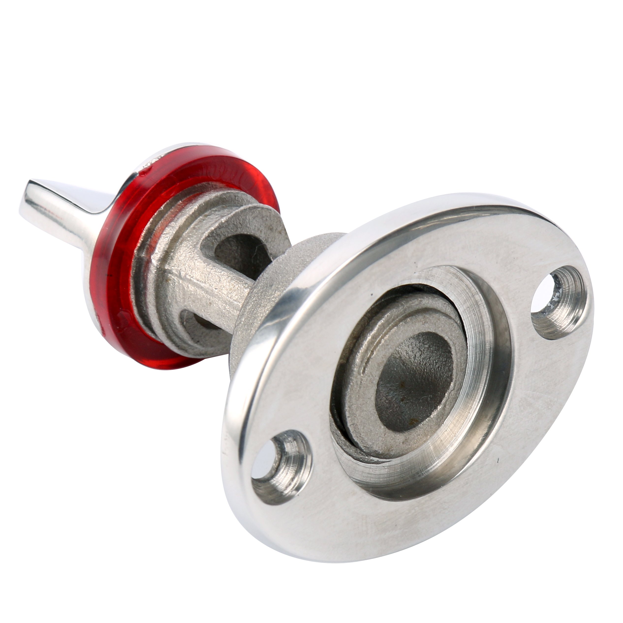 Amarine Made Oval Garboard Drain Plug Stainless Steel Boat Fits 1'' Hole, Thread for 3/4'' (1) Marine Bilge Plug Kit