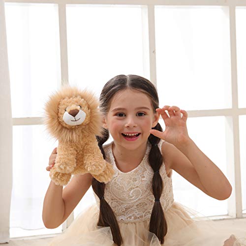 Apricot Lamb Toys Plush Yellow Plush Lion Stuffed Animal Soft Cuddly Perfect for Child (Yellow Lion ,8 Inches