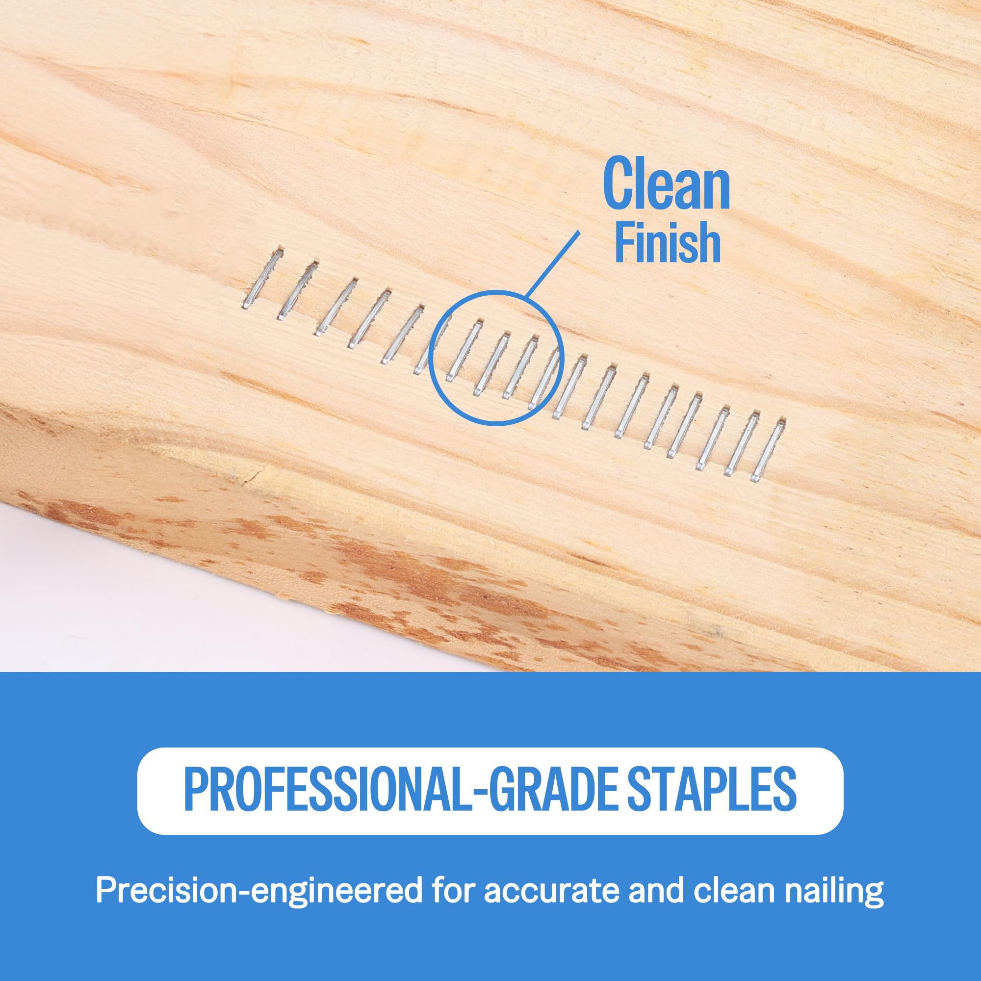 meite 22G71S916 22 Gauge 71 Series 3/8" Crown Wide 9/16" Leg Length Galvanized Staples for Upholstery Stapler 10,020 PCS/Box (1 Box)