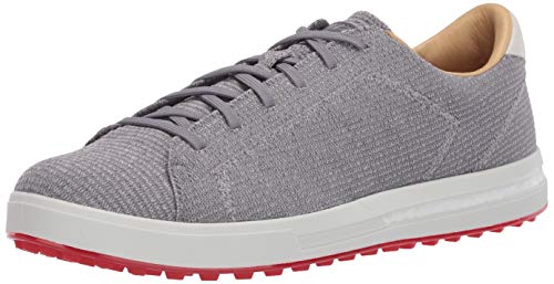 adidas Men's Adipure SP Knit Golf Shoe, Grey Three/Silver Metallic/Orbit Grey, 10.5 Medium Wide US