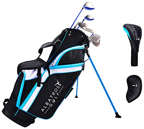 Albatross Golf Men's Complete Golf Club Set with Stand Bag, 13-Piece or 16-Piece, Right Hand