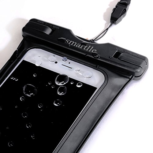 smartlle Waterproof Phone Pouch Holder, 2 Pack IPX8 Waterproof Phone Case Underwater Dry Bag for iPhone 13 12 11 Pro Max XR,XS,X,8,7,6 Plus, SE, Galaxy S22 21/Note, LG,7β, Beach Pool Water Activities