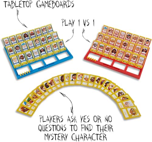 Hasbro Gaming Guess Who? Original Guessing Game For Kids Ages 6 & Up for 2 Players