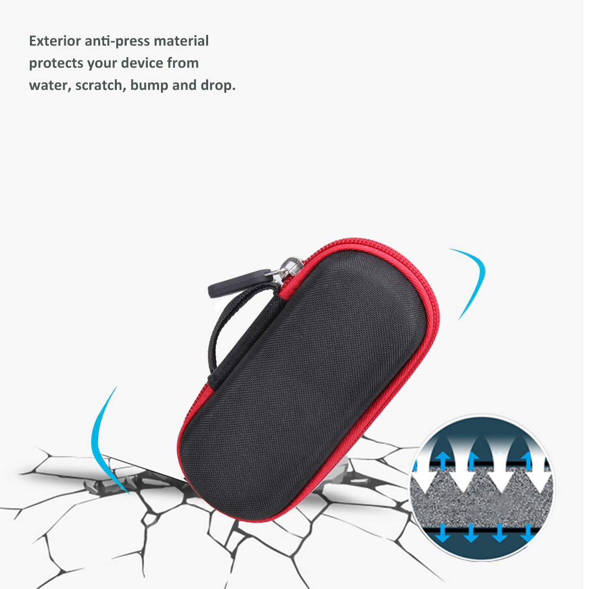 Aproca Hard Storage Travel Case, for Donner Tuner Pedal, Dt-1 Chromatic Guitar Tuner Pedal