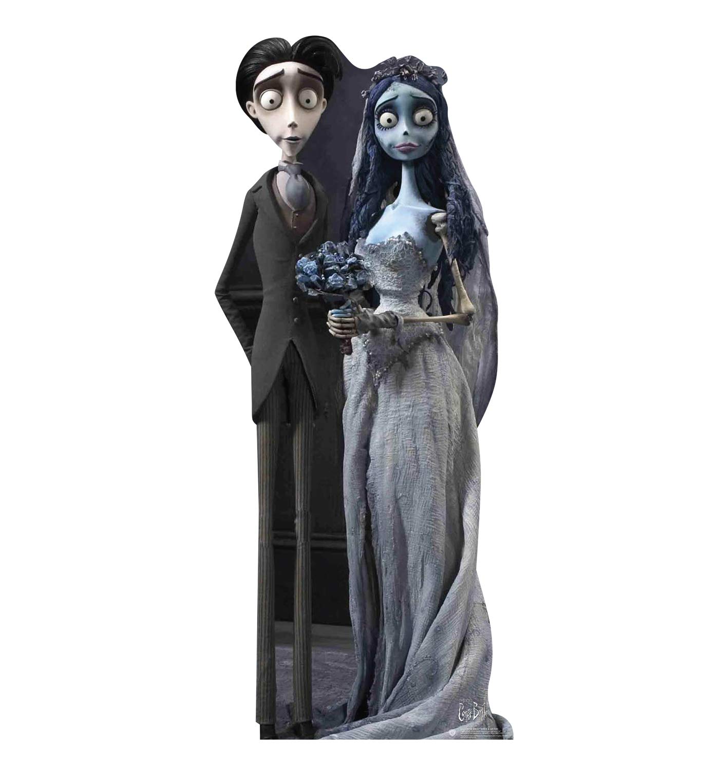 Cardboard People Corpse Bride and Groom Life Size Cardboard Cutout Standup