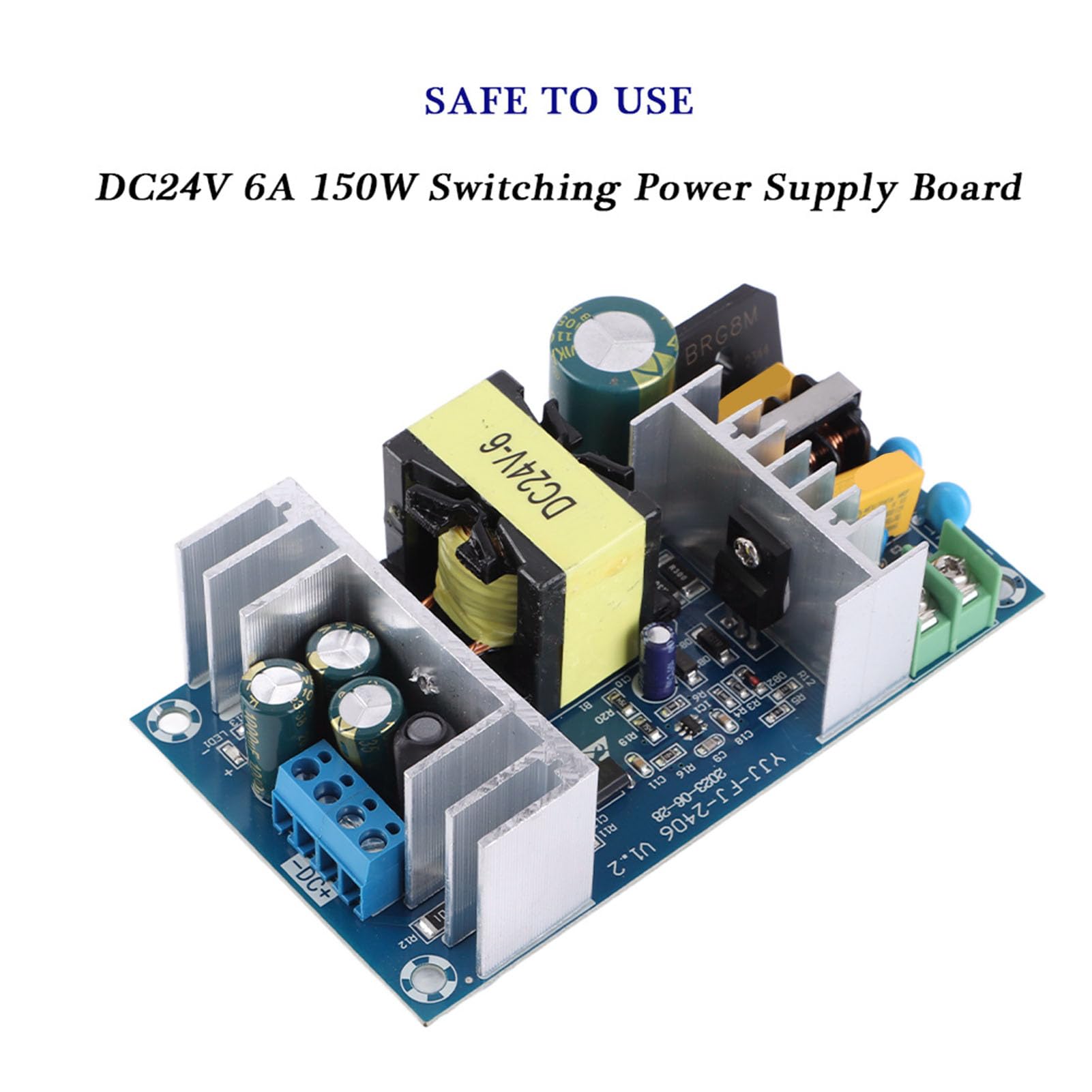 Zerone AC 100-240V to DC 24V 6-9A Switching Electricity Supply Module 150W High Power Industrial DC Electricity Supply Bare Board