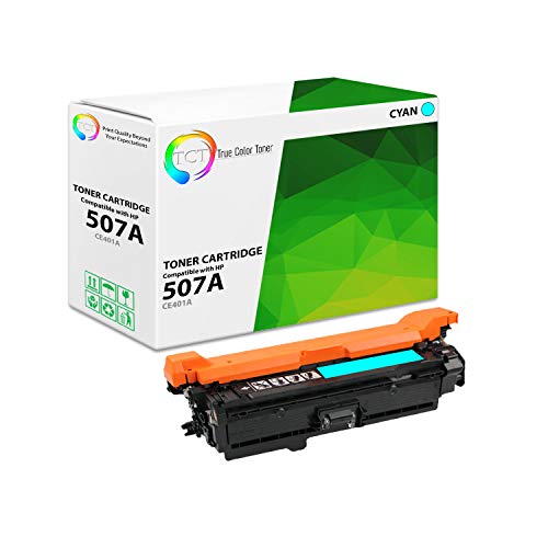 TCT Premium Compatible Toner Cartridge Replacement for HP 507X 507A CE400X CE401A CE402A CE403A Works with HP Laserjet Enterprise M551 M575 Printers (Black, Cyan, Magenta, Yellow) - 4 Pack