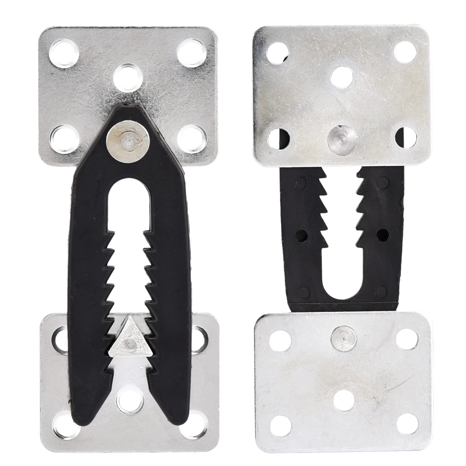 Carkio Sectional Couch Connector, 2 X Metal Sofa Joint Alligator Style Sectional Couch Connector